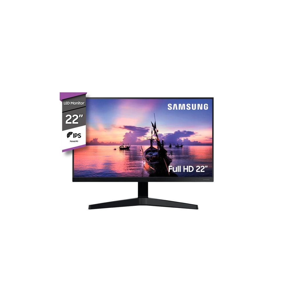 Monitor led Samsung 22" FHD VGA HDMI LF22T350FHLCZB negro - carrefourar